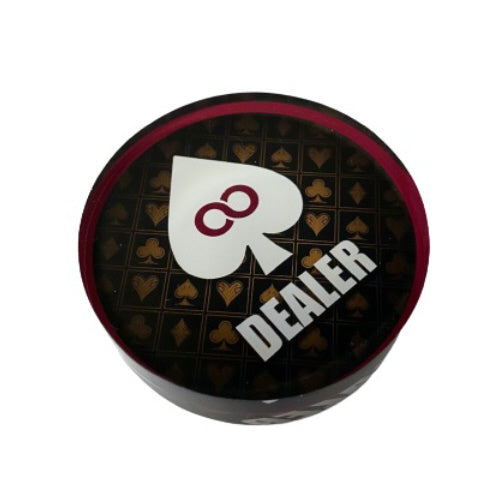 Redtooth Poker Acrylic Dealer Button – GetPokerGear.com