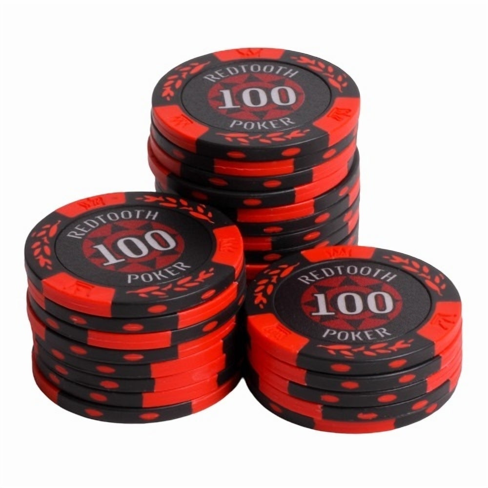 Redtooth Poker 14g Poker Chip Roll | 100 Value – GetPokerGear.com