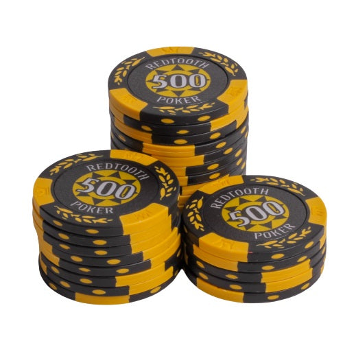 Redtooth Poker 14g Poker Chip Roll | 500 Value – GetPokerGear.com