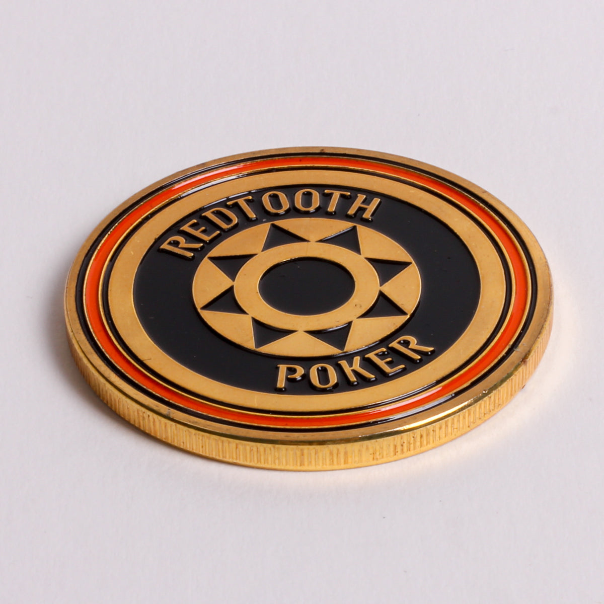 Redtooth Poker | Gold Metal Poker Card Guard with Protective Case ...